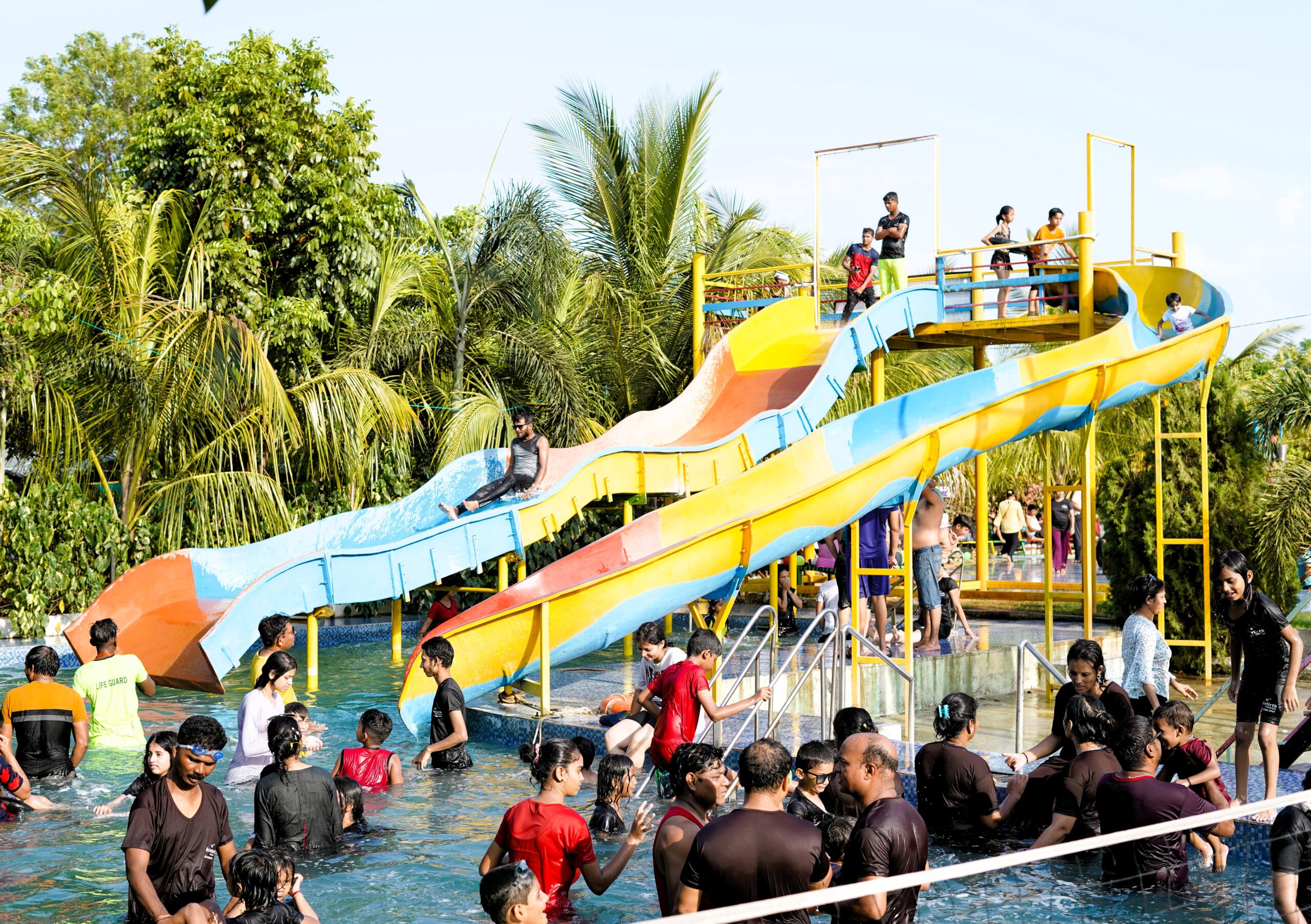 Waterfall Rappelling | Shivtirth Water Park, Nagpur